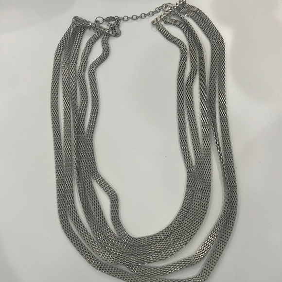 Jewelry | Silver Multi Chain Necklace | Poshmark